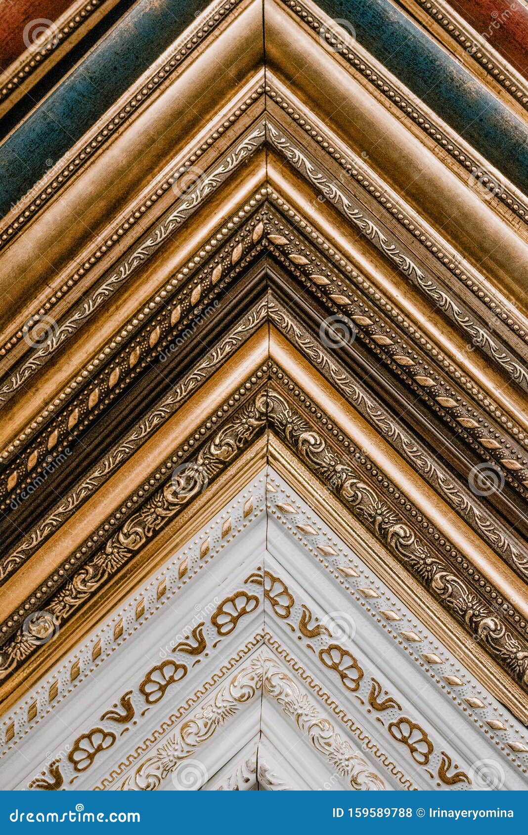 Many Old Frame Pattern Vertical Background. Framing. Collection Of Old ...