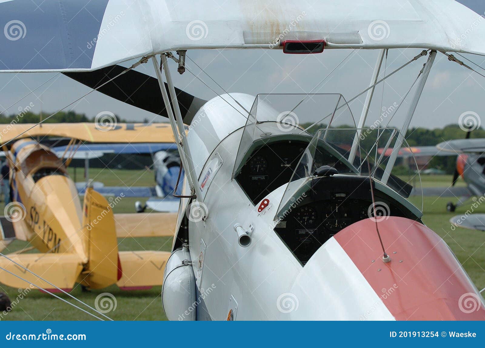 Old Planes on a Small Airport in Germany Editorial Stock Image - Image ...
