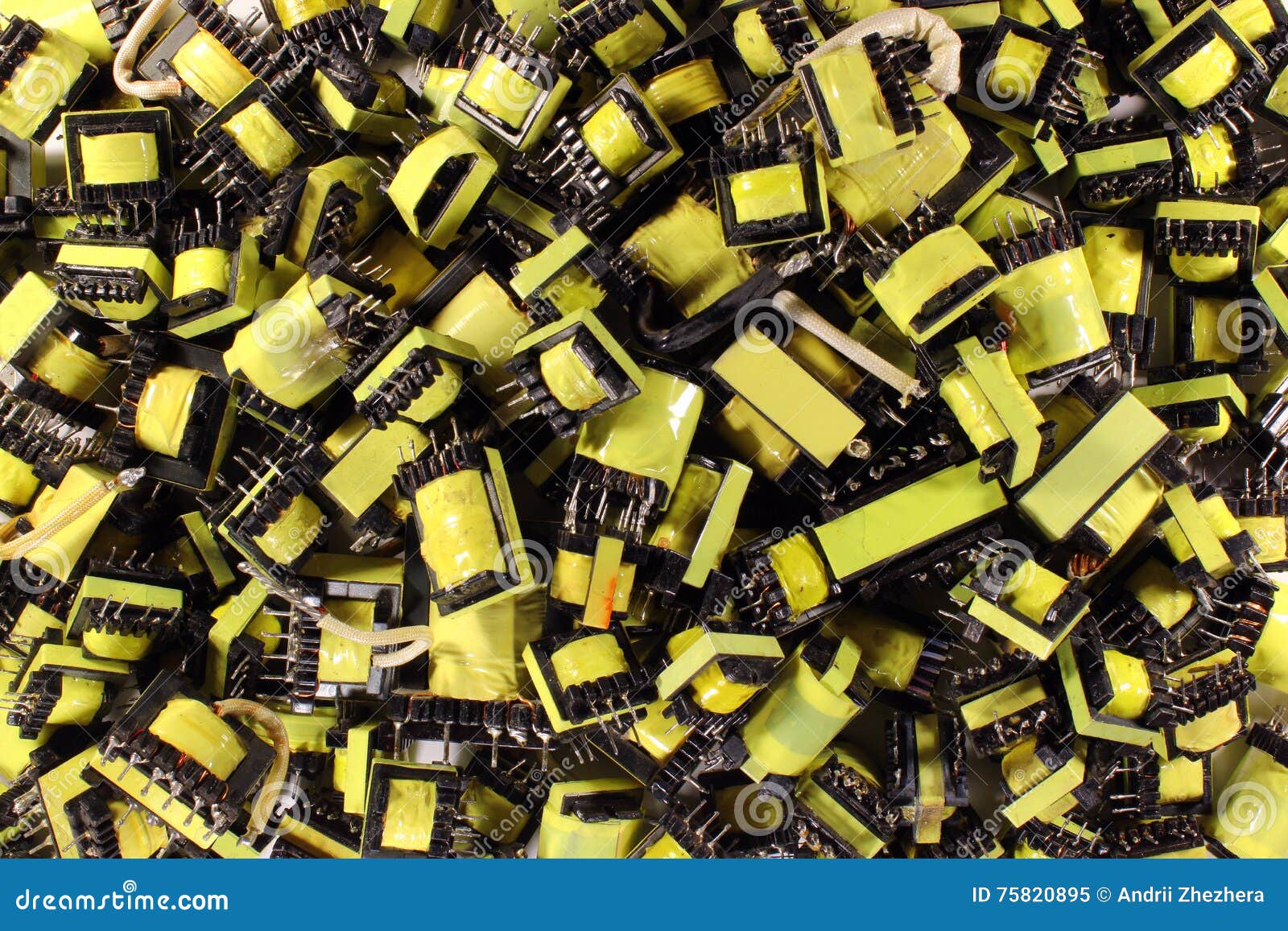 Power Transformers Are Installed The After Storm Damaged Electric ...