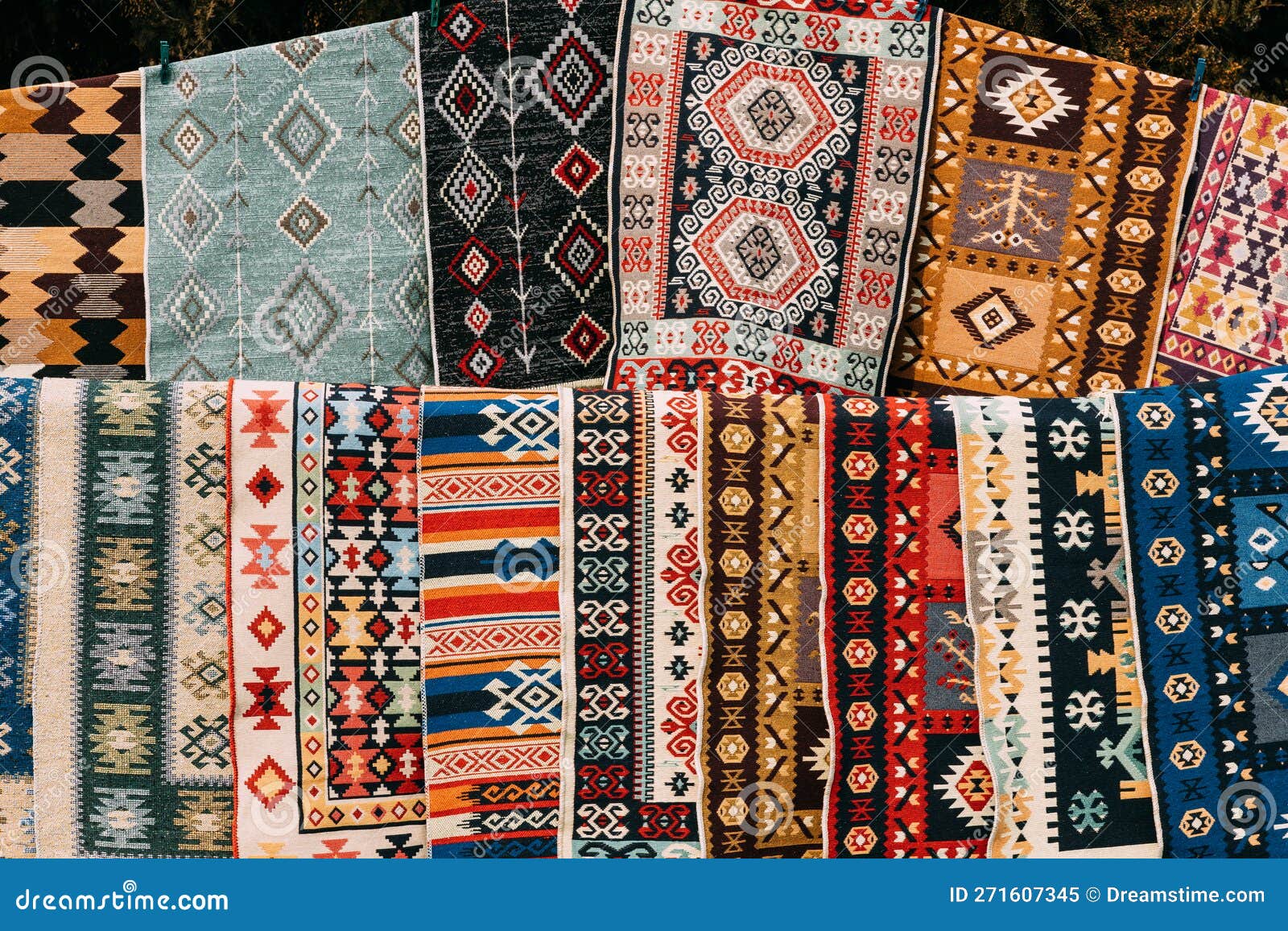 Oriental Persian Carpet Texture Background With East Patterns. Royalty ...