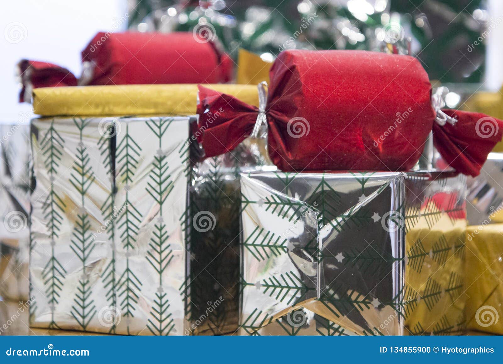 Many packaged gift boxes stock photo. Image of surprise - 134855900