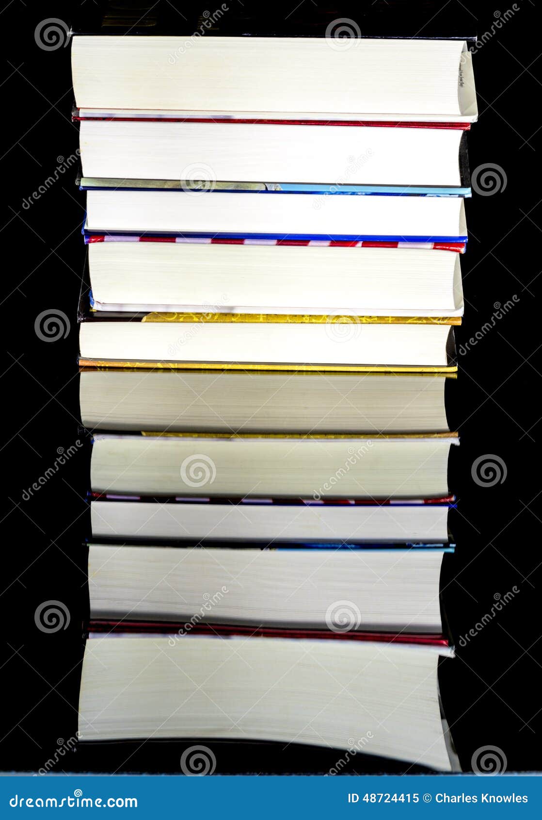 Many Pages of Books Exposed Where Stacked Stock Image - Image of flat ...