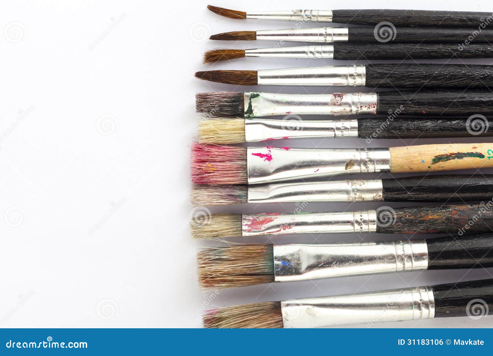 Many paint brushes stock photo. Image of colorful, equipment - 31183106