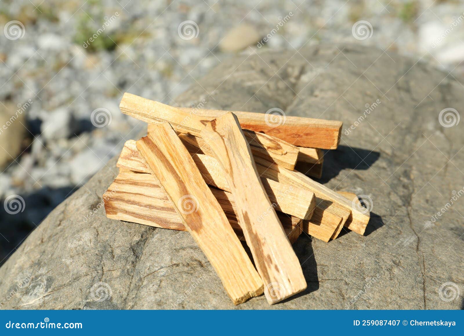 Many Palo Santo Sticks on Stone Surface, Closeup Editorial Photography ...
