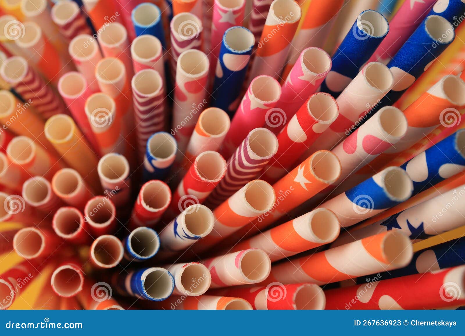 Many Paper Drinking Straws As Background, Closeup Stock Image - Image ...