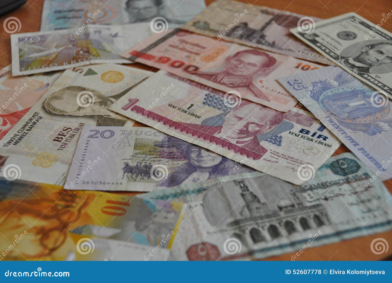 World Paper Money. stock photo. Image of asian, euro - 52607778