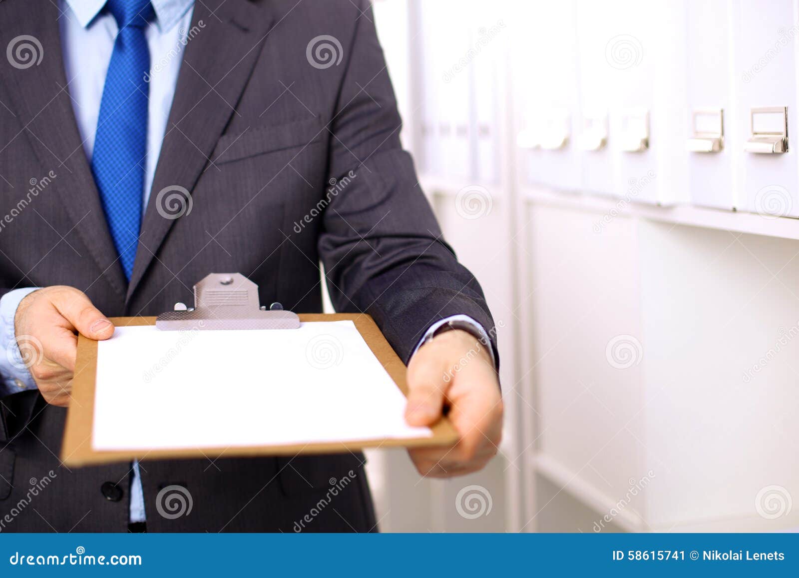 Many Papers Orderly Arranged in a File Shelves Stock Image - Image of ...