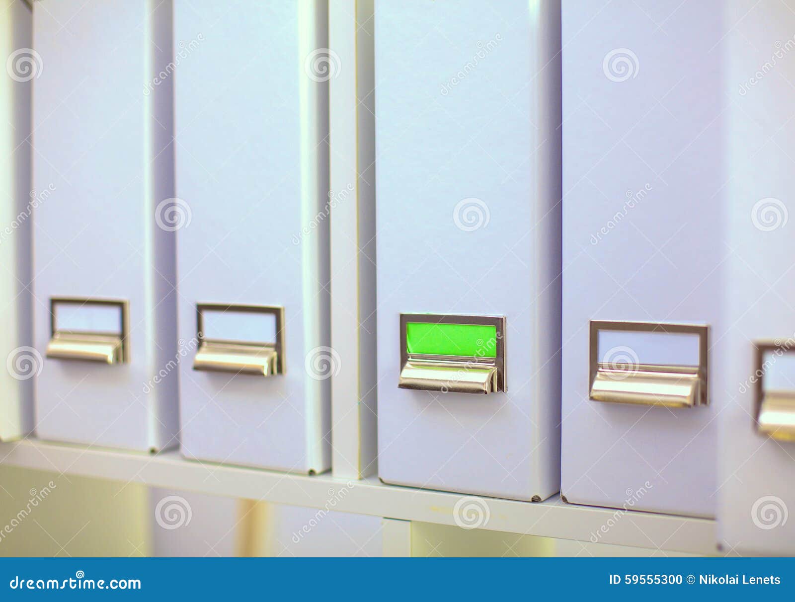 Many Papers Orderly Arranged in a File Shelves Stock Photo - Image of ...
