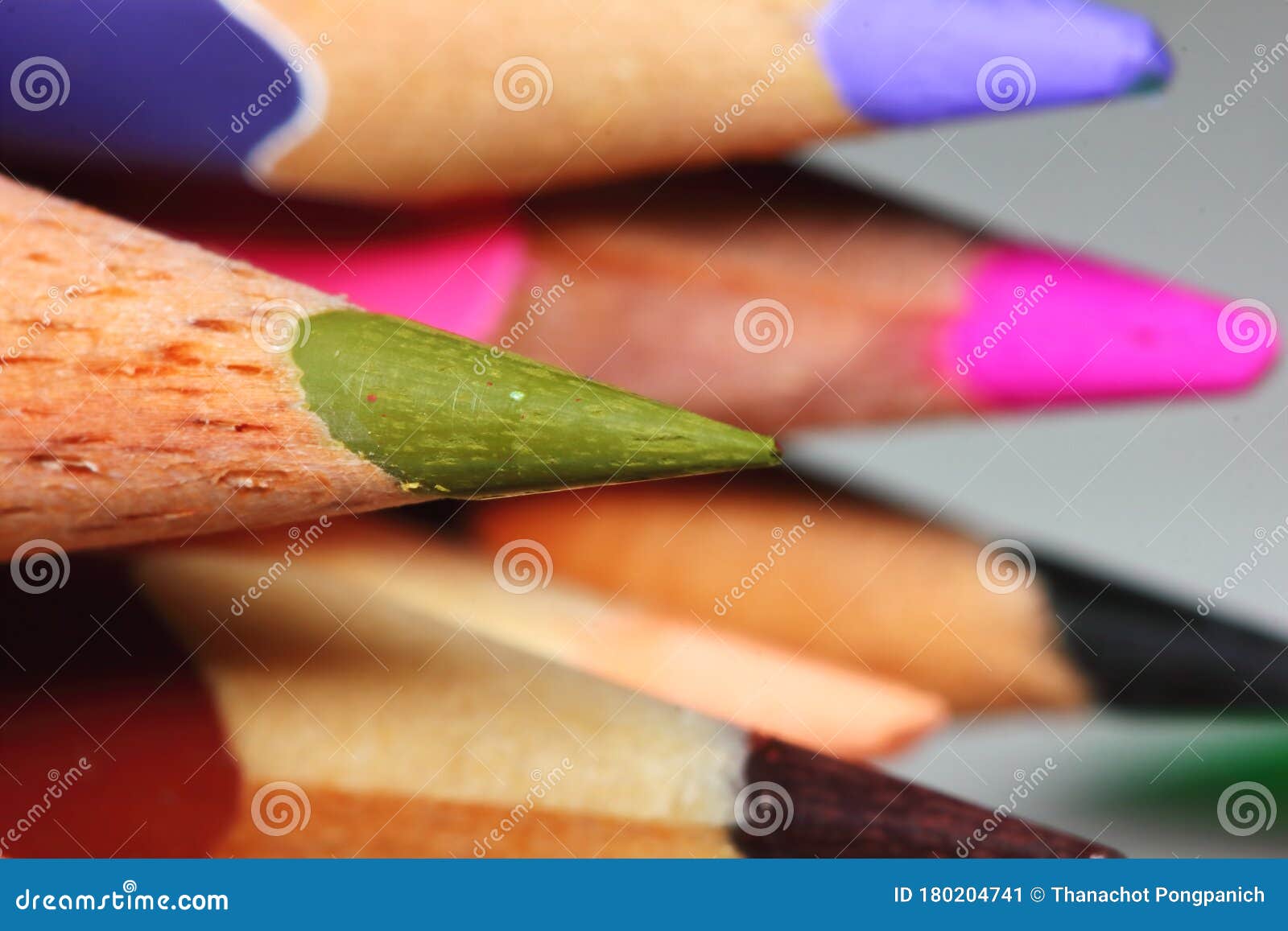 Many Pencil Color For Drawing In Macro For Background Royalty-Free ...