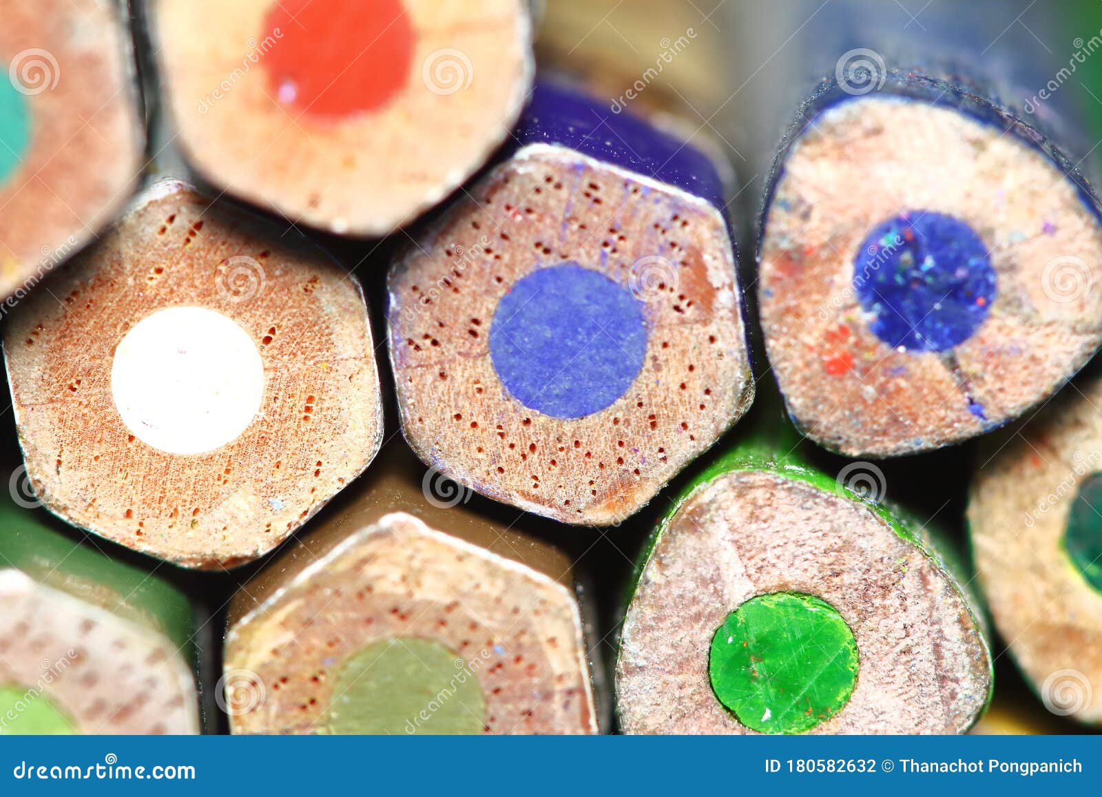 Many Pencil Color For Drawing In Macro For Background Royalty-Free ...