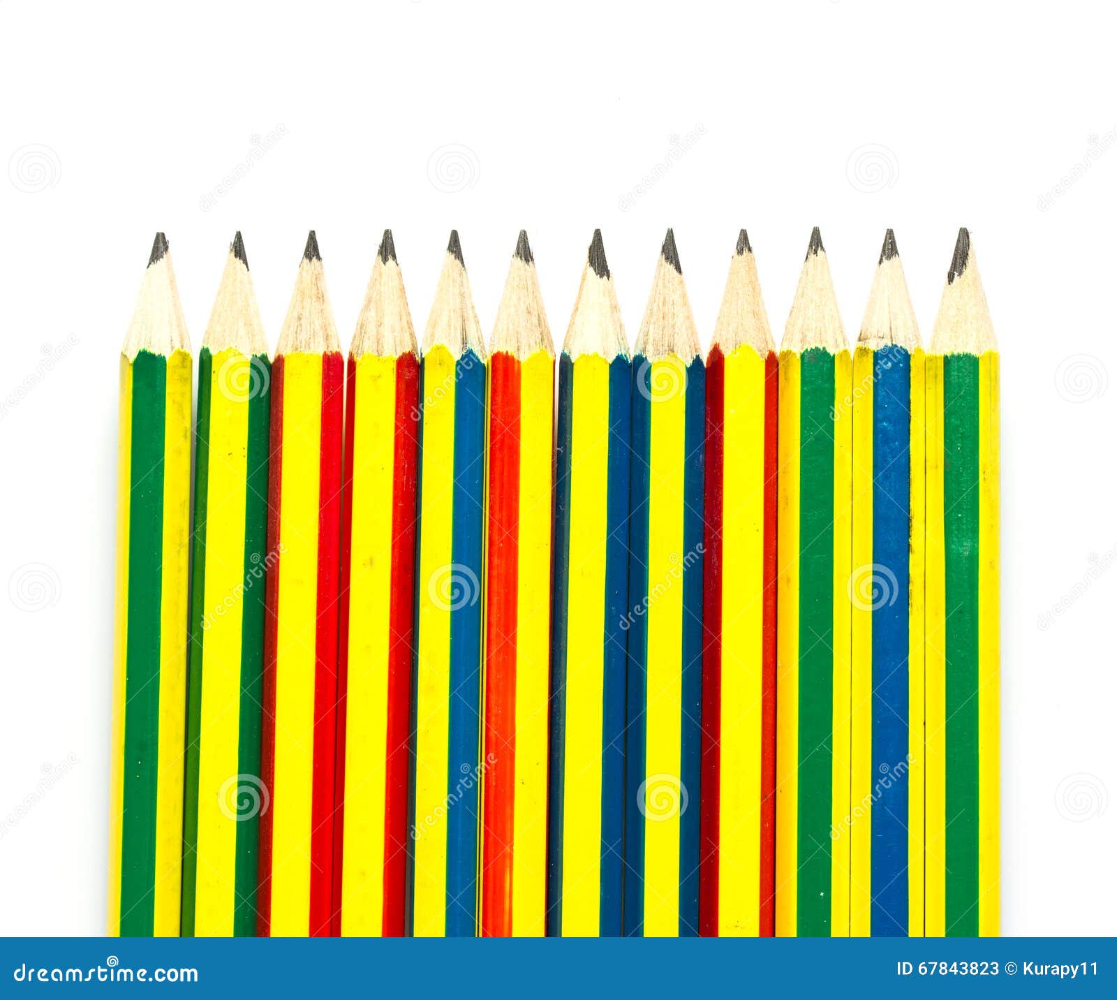 Many Pencil on white stock image. Image of supplies, subject - 67843823