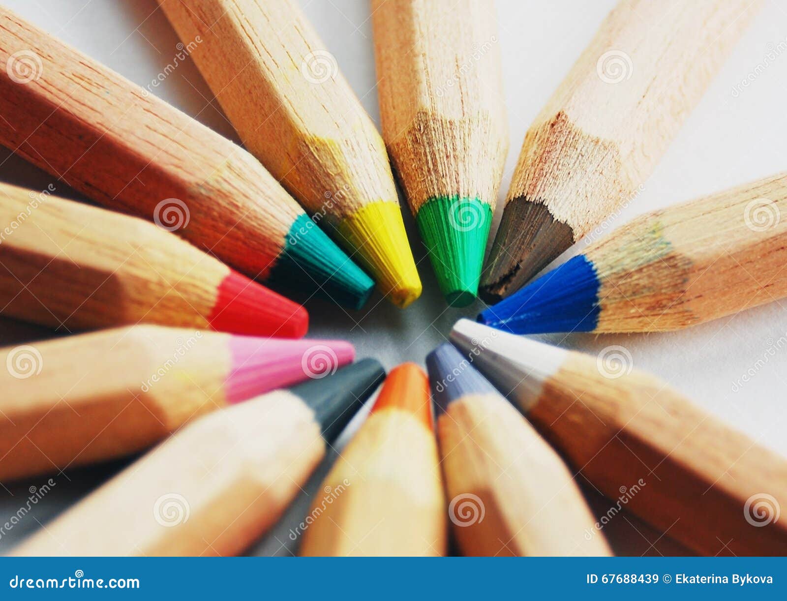Many Pencils of Different Colors Stock Image - Image of colour ...
