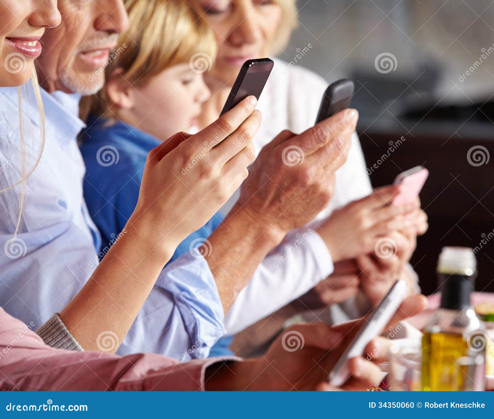 Many people checking their stock photo. Image of phones - 34350060