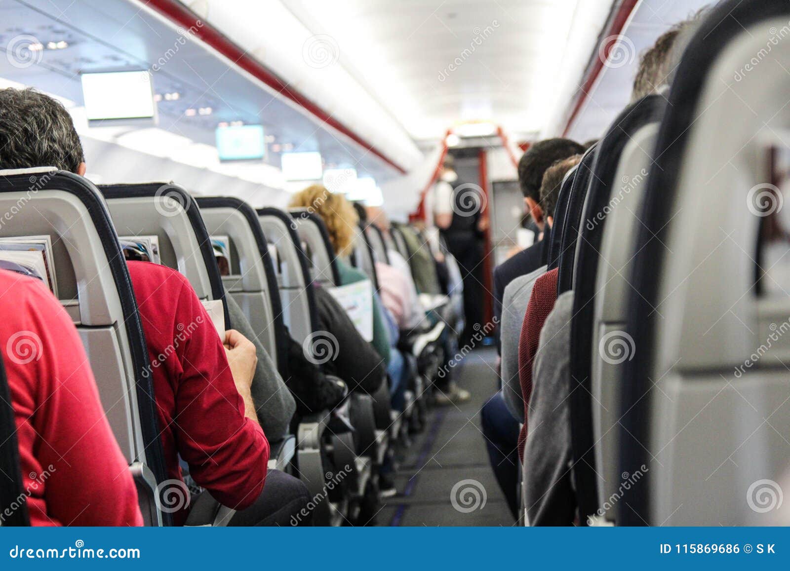 People are Sitting on the Plane Editorial Photo - Image of night ...