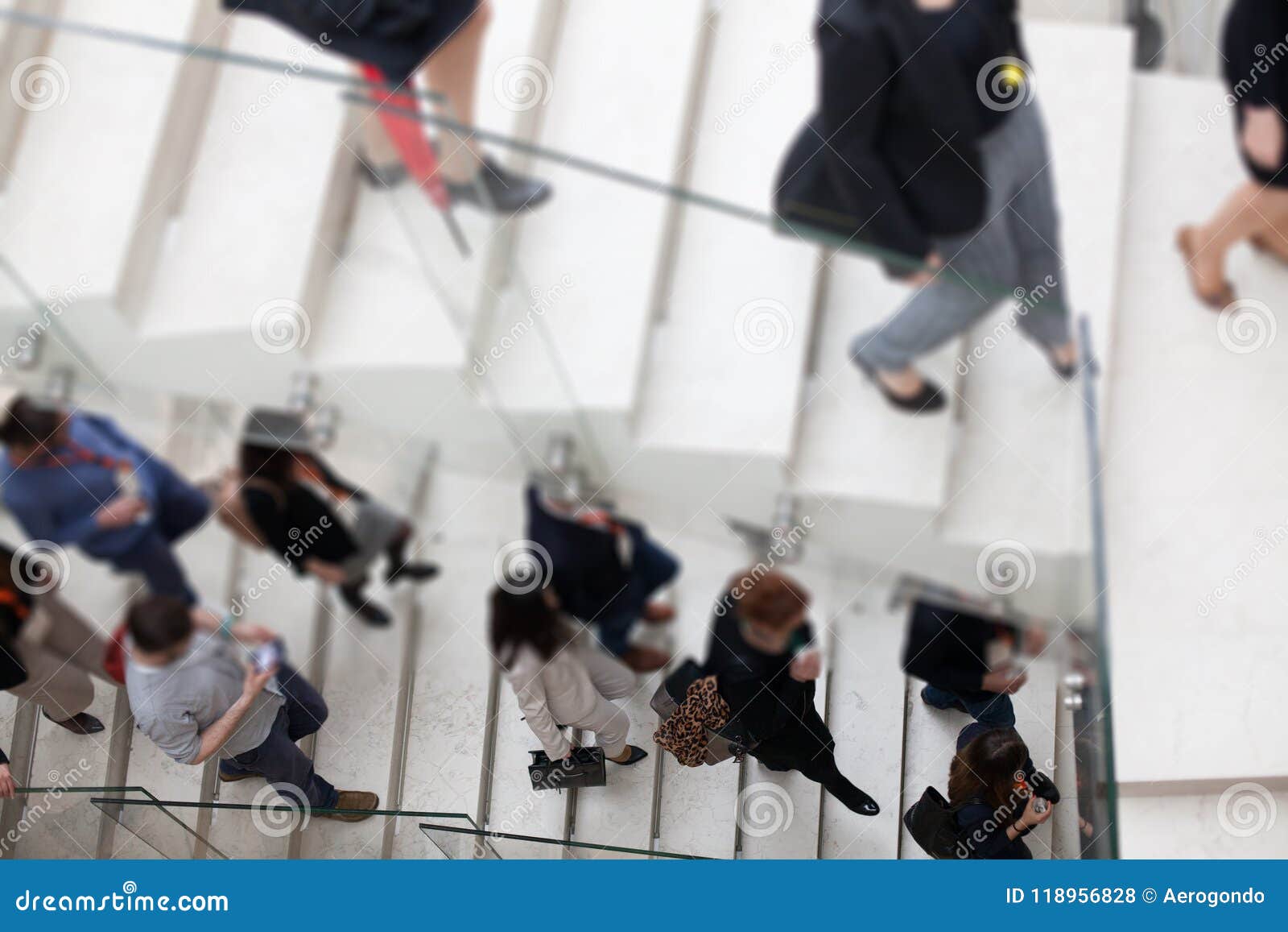 Many people on stairs stock photo. Image of business - 118956828