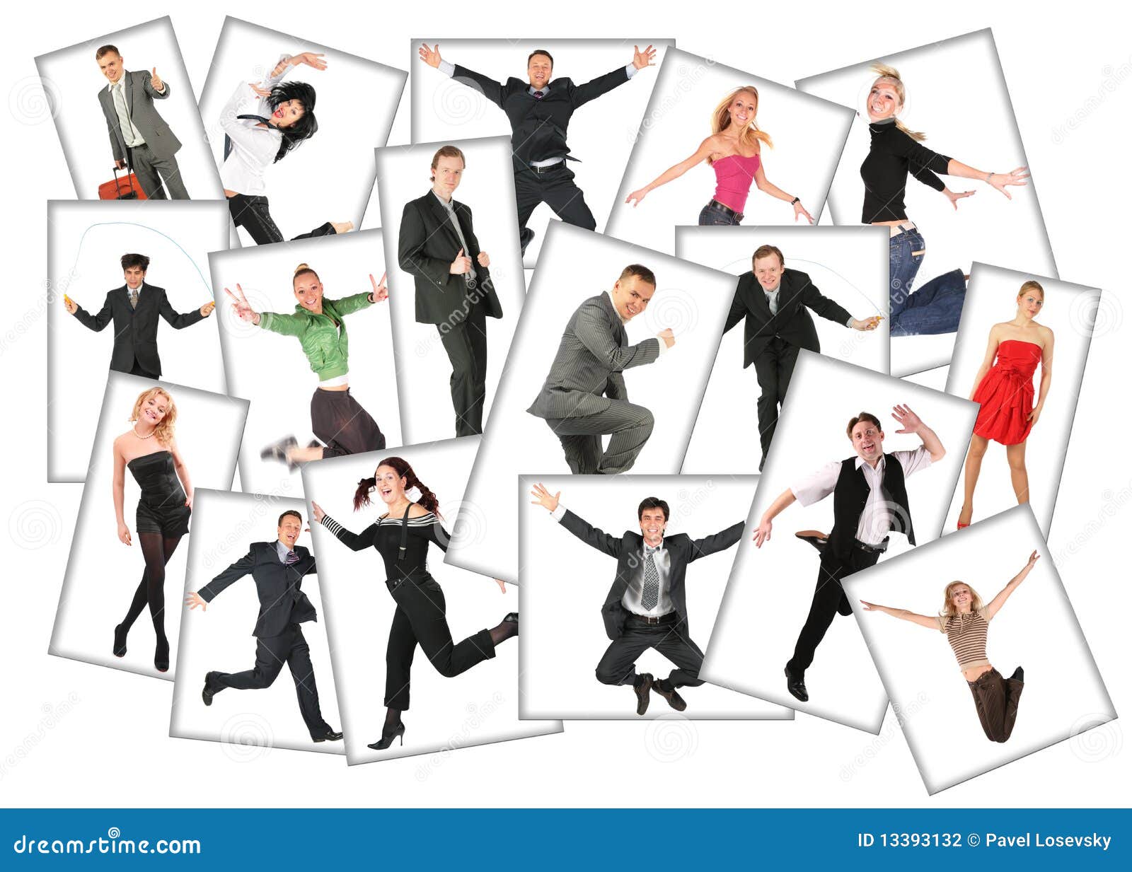 Many Photos of People, Collage Stock Photo - Image of lifestyle, person ...