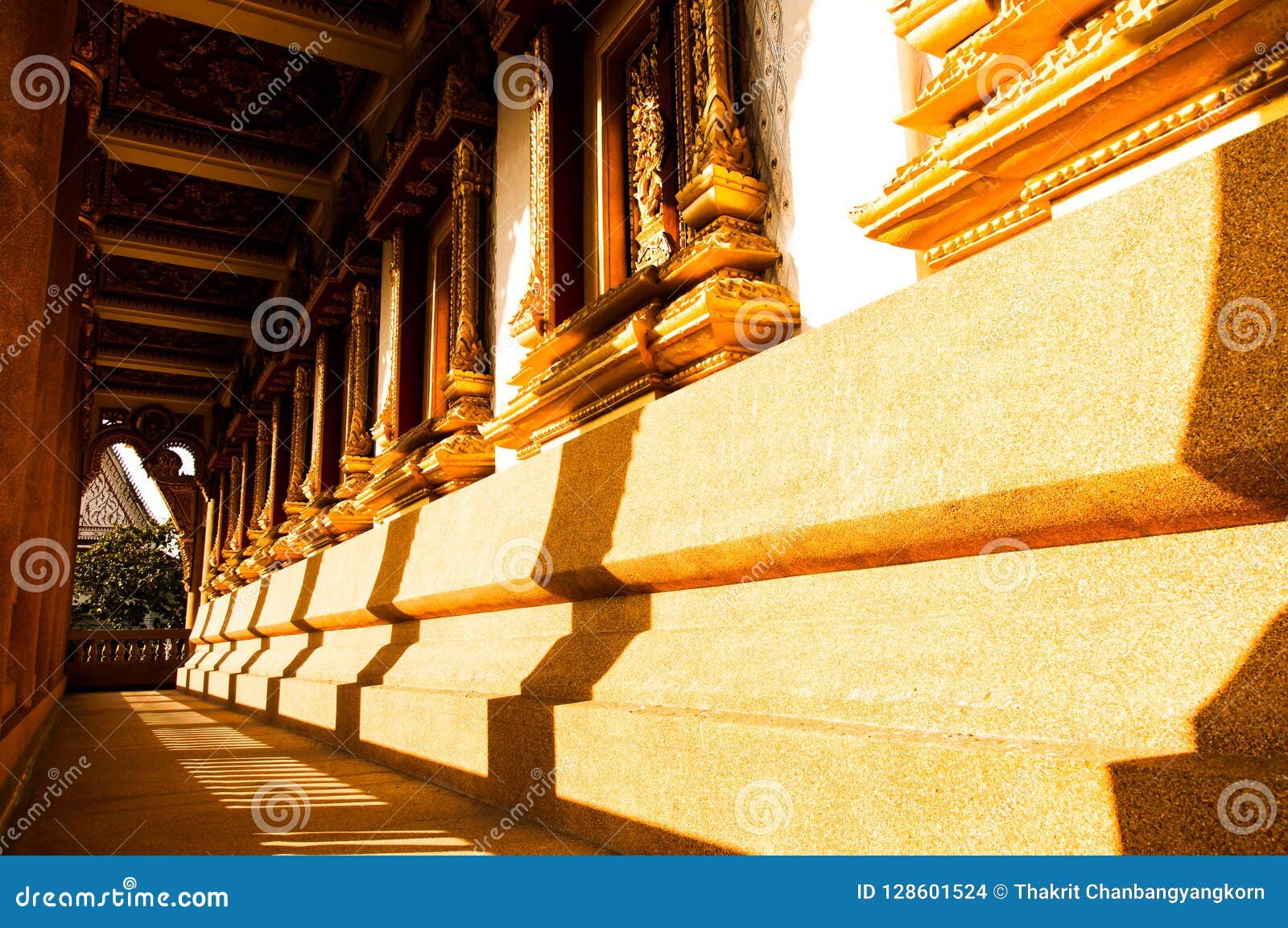 Many pillars of shadow. stock photo. Image of solid - 128601524