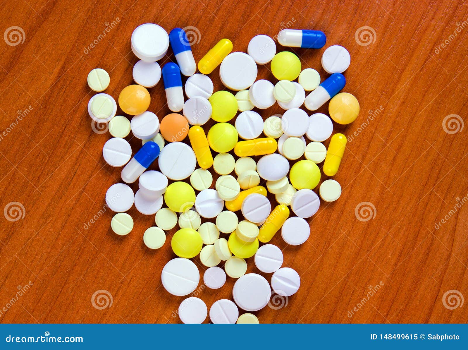 Many Pills closeup stock image. Image of indoor, tablets - 148499615