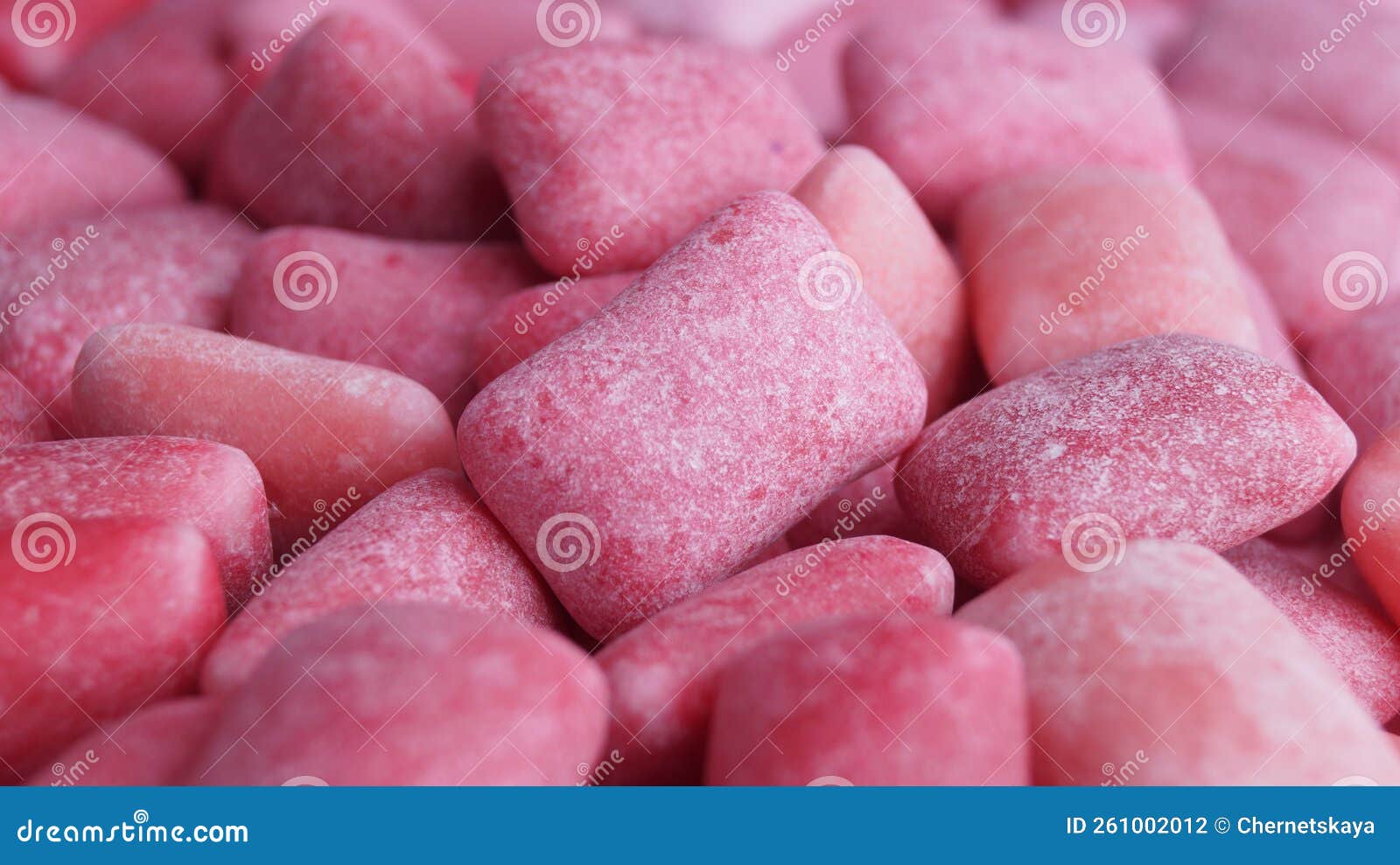 Many Pink Chewing Gums As Background, Closeup Stock Photo - Image of ...