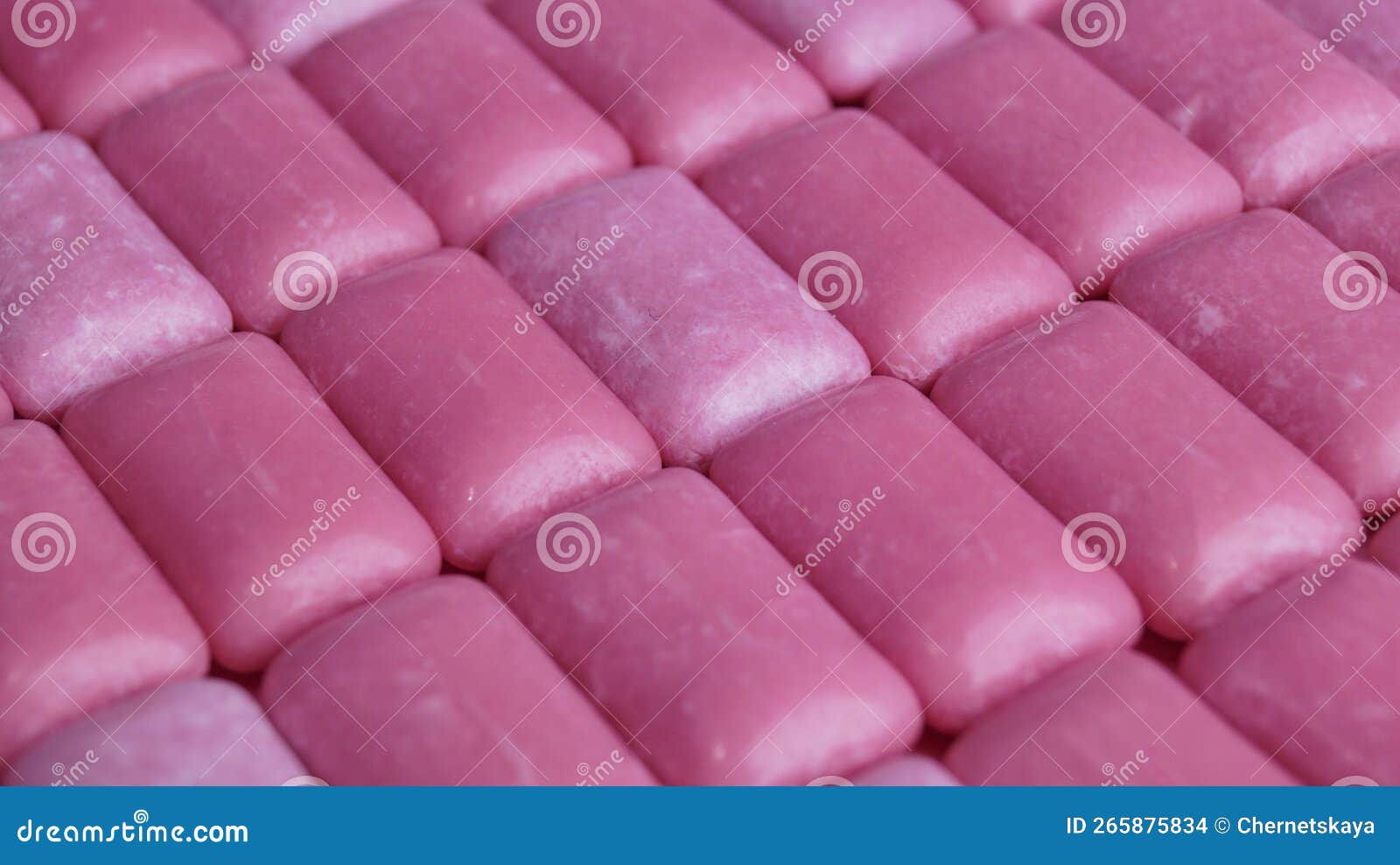 Many Pink Chewing Gums As Background, Closeup Stock Photo - Image of ...