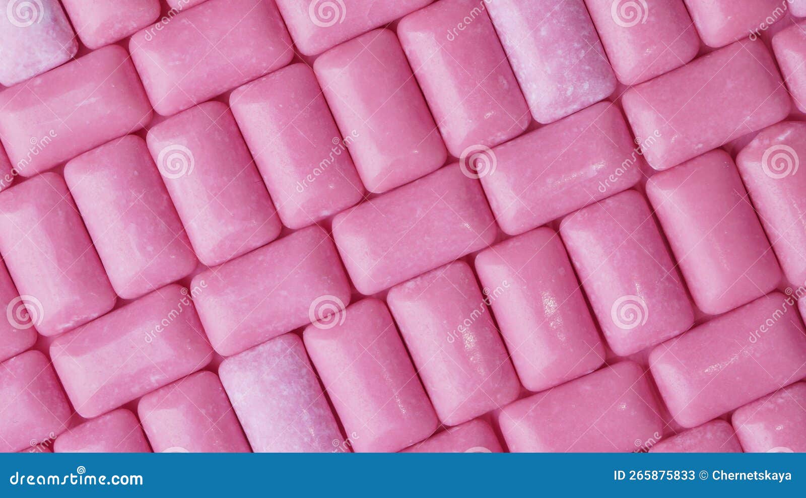 Many Pink Chewing Gums As Background, Top View Stock Image - Image of ...