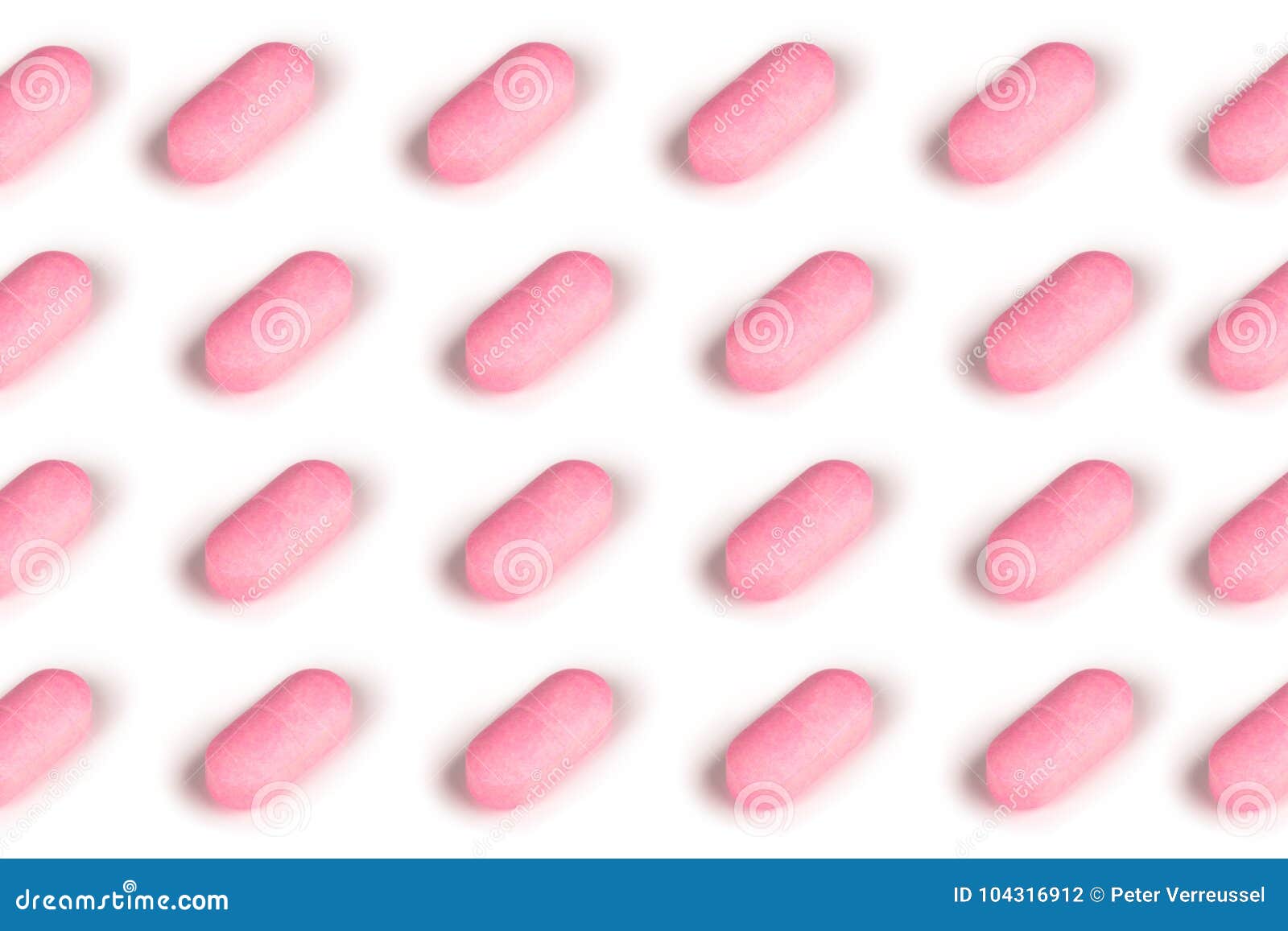 Pink Pills Isolated On White Stock Photo - Image of capsule, healthcare ...
