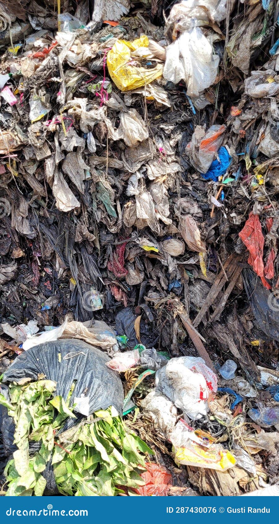 Many of Plactic Garbages Cause Pollution Stock Photo - Image of cause ...