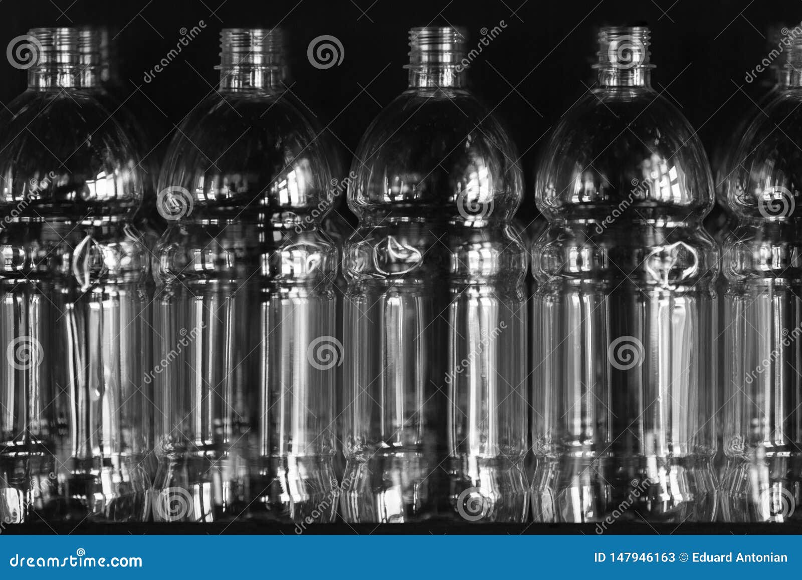 Many Plastic Bottles are Ranked, the Concept of Ecology and Recycling ...