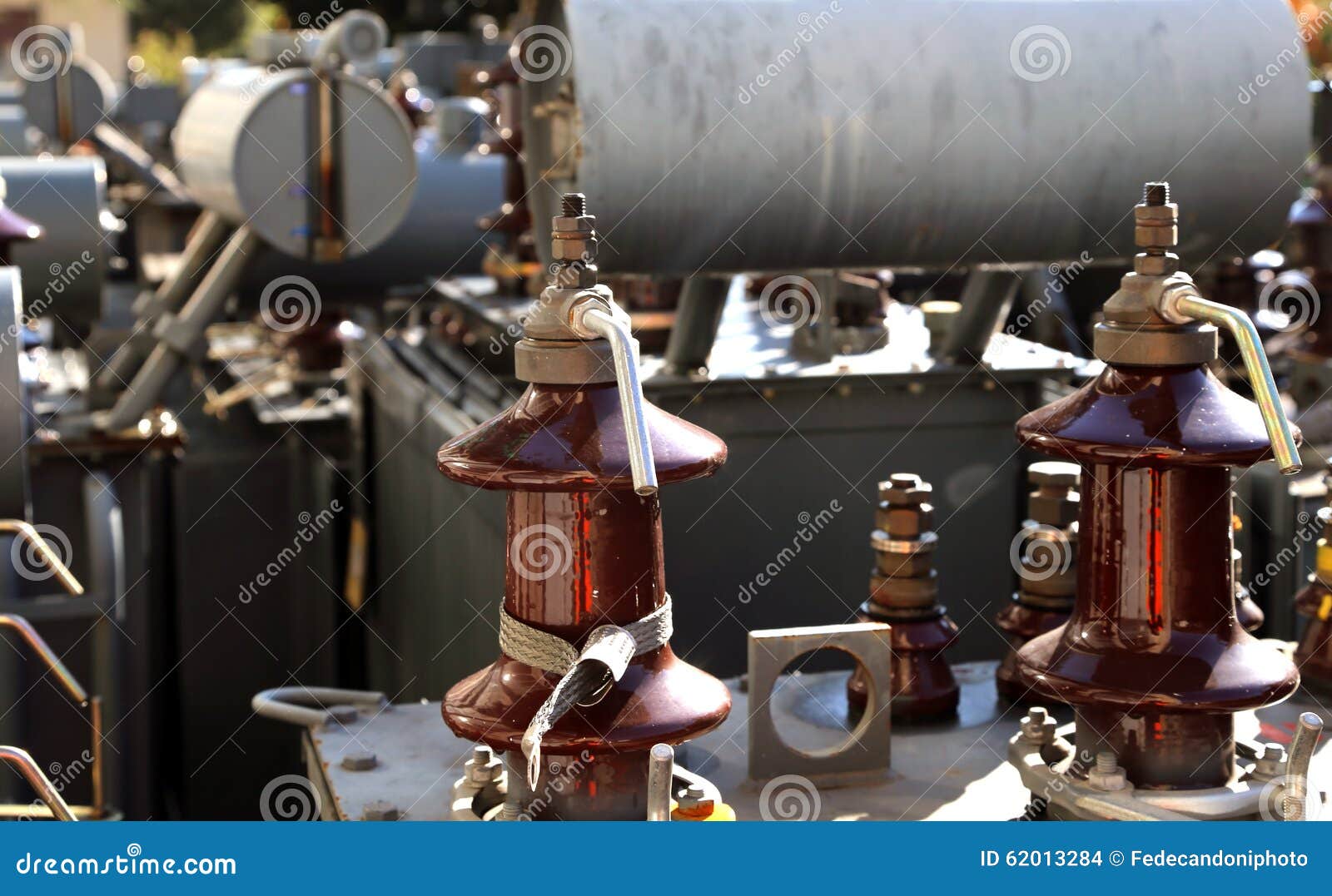 Many Pollutants Transformers Obsolete of Electrical Substations Stock ...