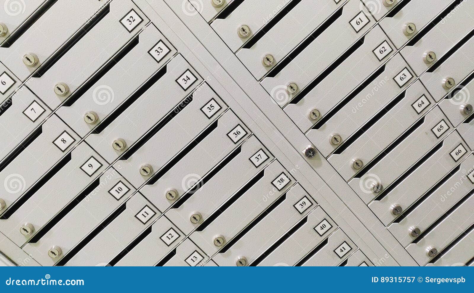 Many post cells stock image. Image of office, closed - 89315757