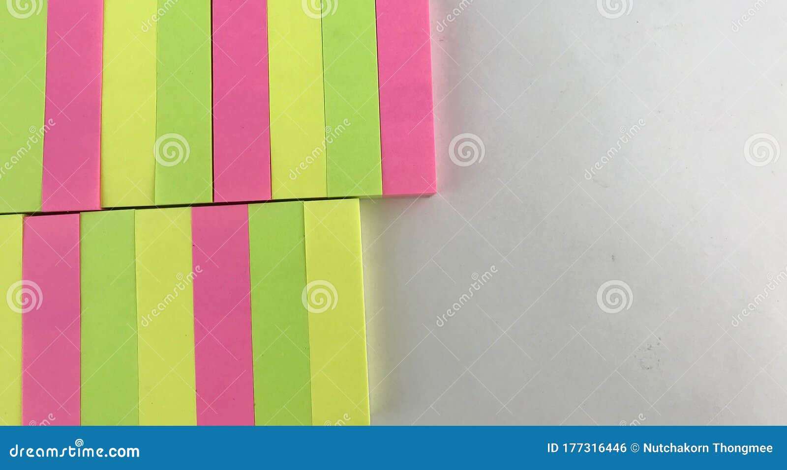 Many Post-it Poses in Different Styles Stock Photo - Image of novelty ...