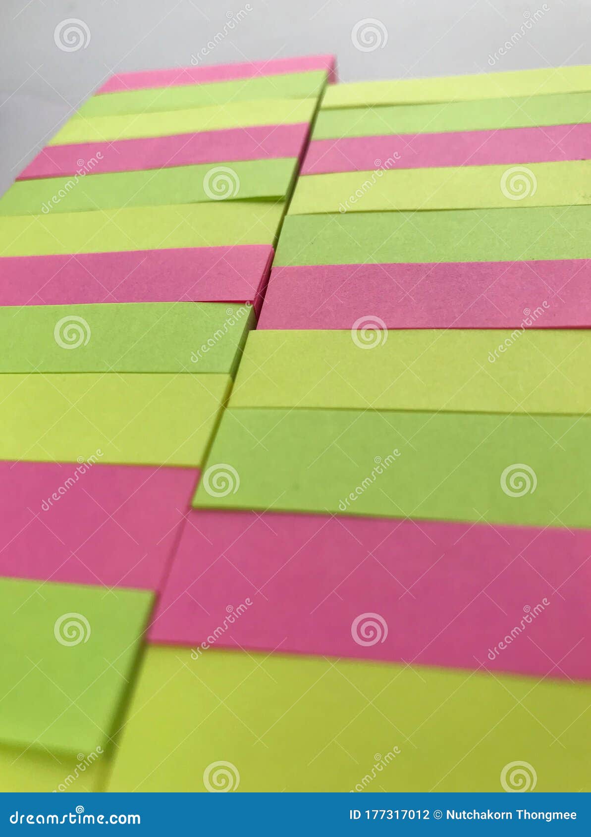Many Post-it Poses in Different Styles Stock Photo - Image of dimension ...