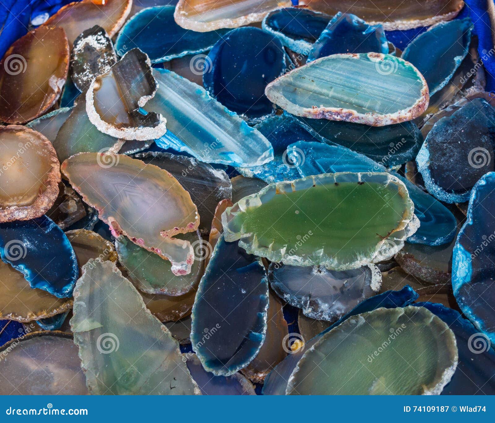 Many Precious Stones on the Table Stock Image - Image of colorful ...
