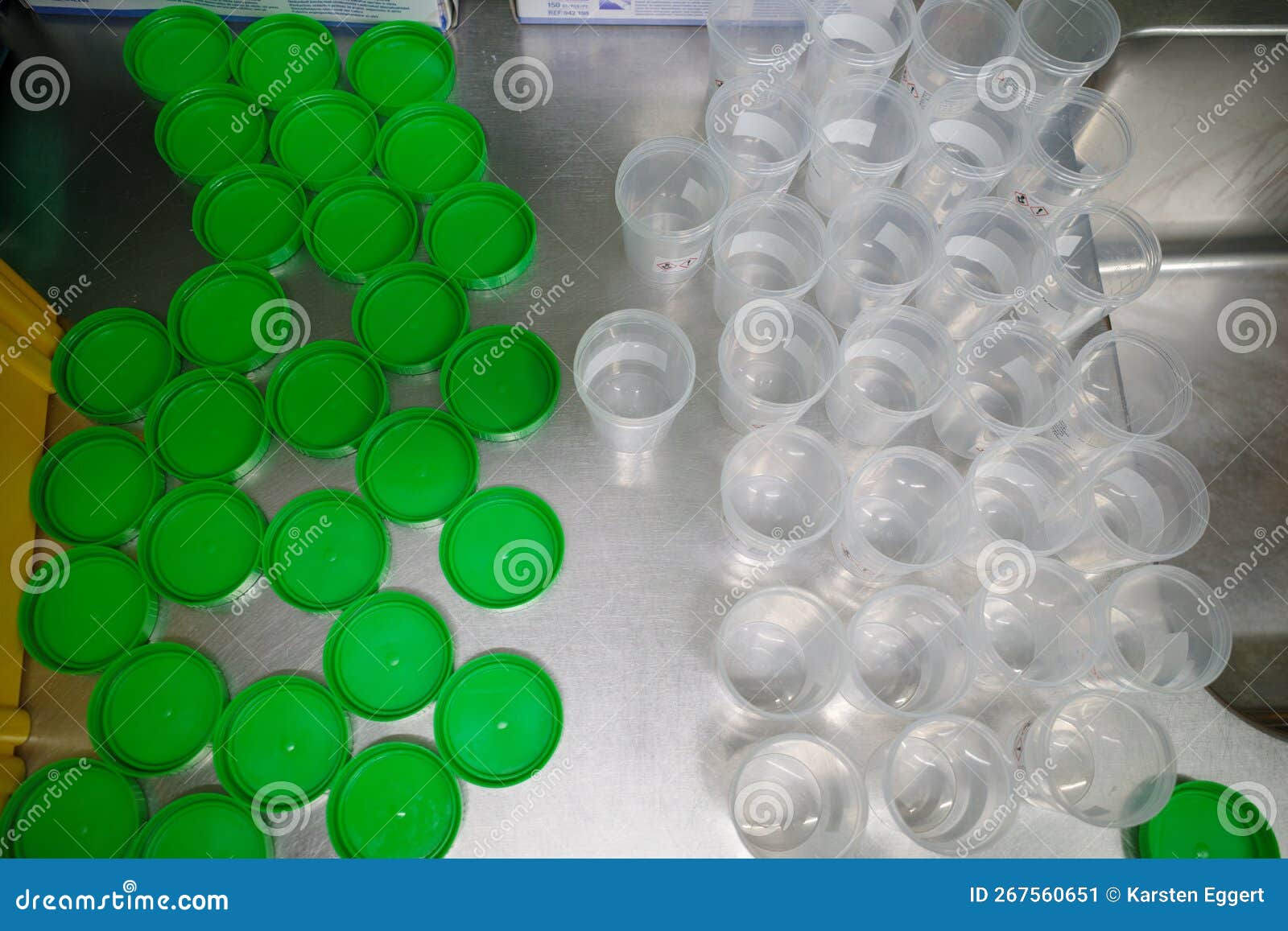 Many Preparation Pots Were Opened To Fill Them with Formalin Stock ...