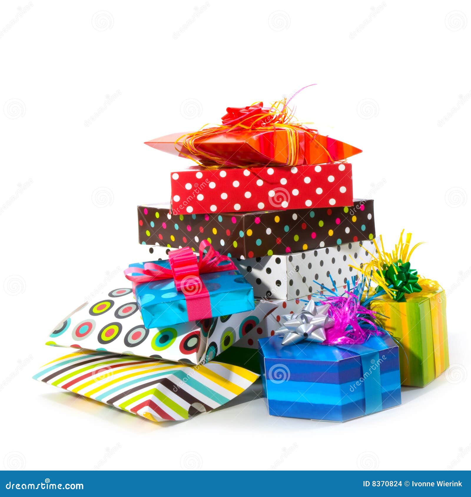 Many presents stock photo. Image of speckled, surprises - 8370824