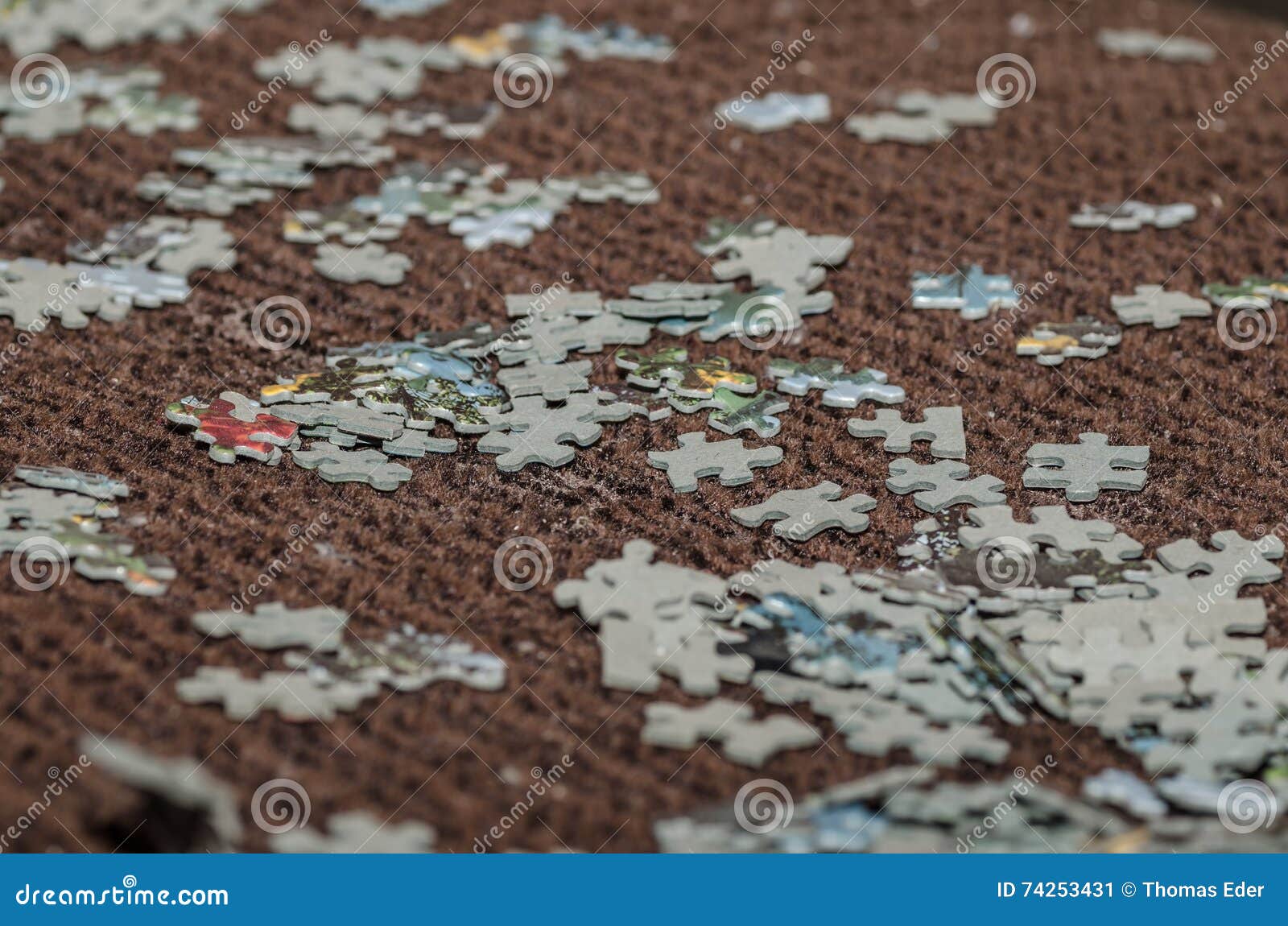 Many puzzle pieces stock image. Image of equipment, building - 74253431