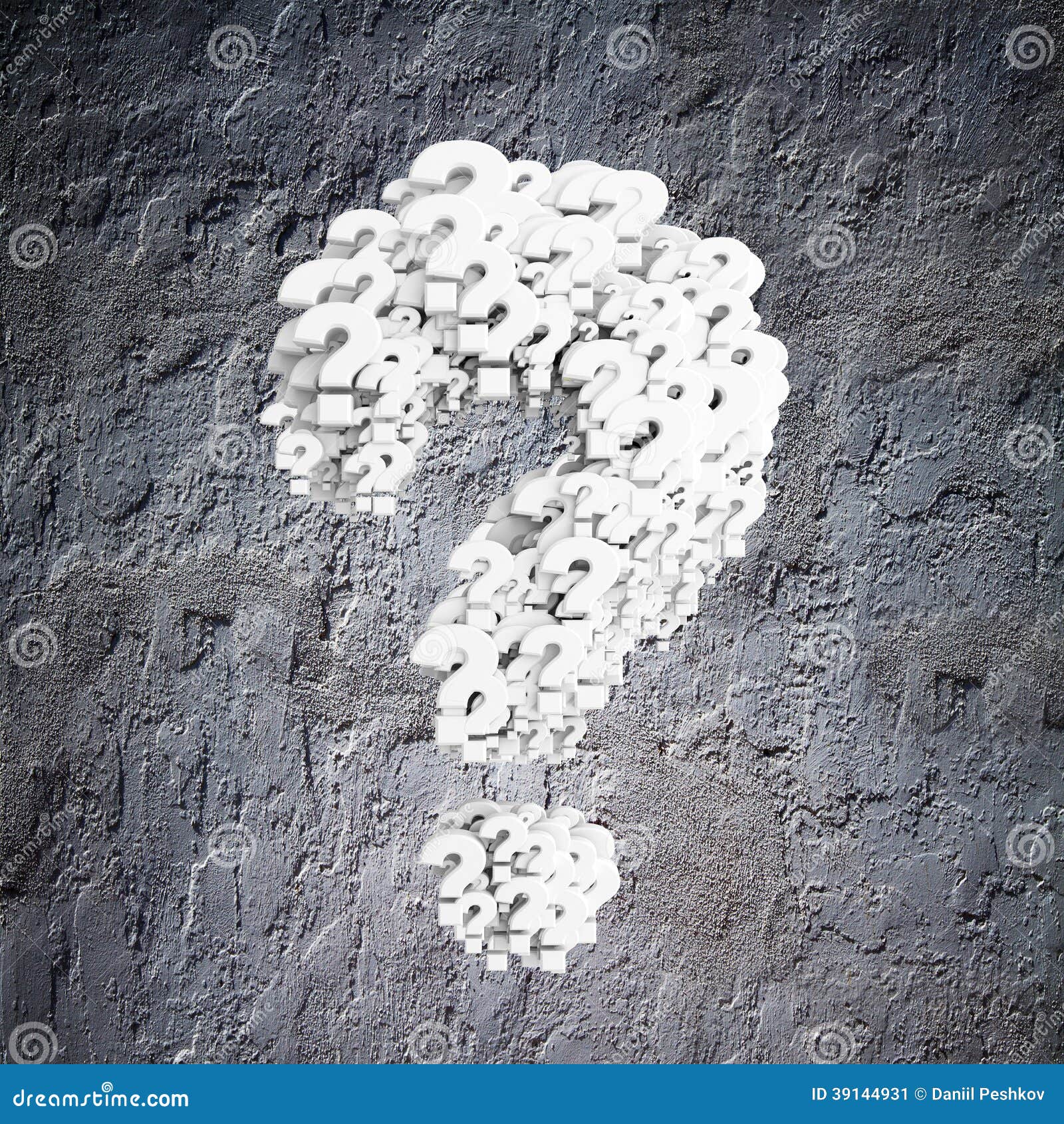 Many question mark stock illustration. Illustration of communication ...