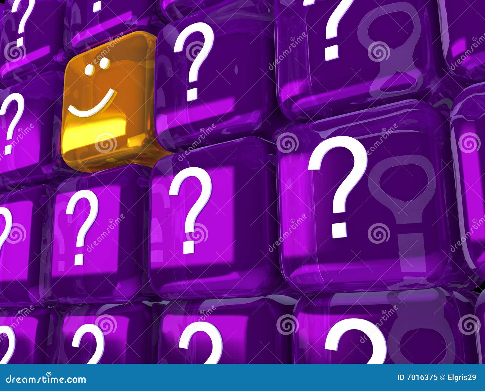 Many questions stock illustration. Illustration of unique - 7016375