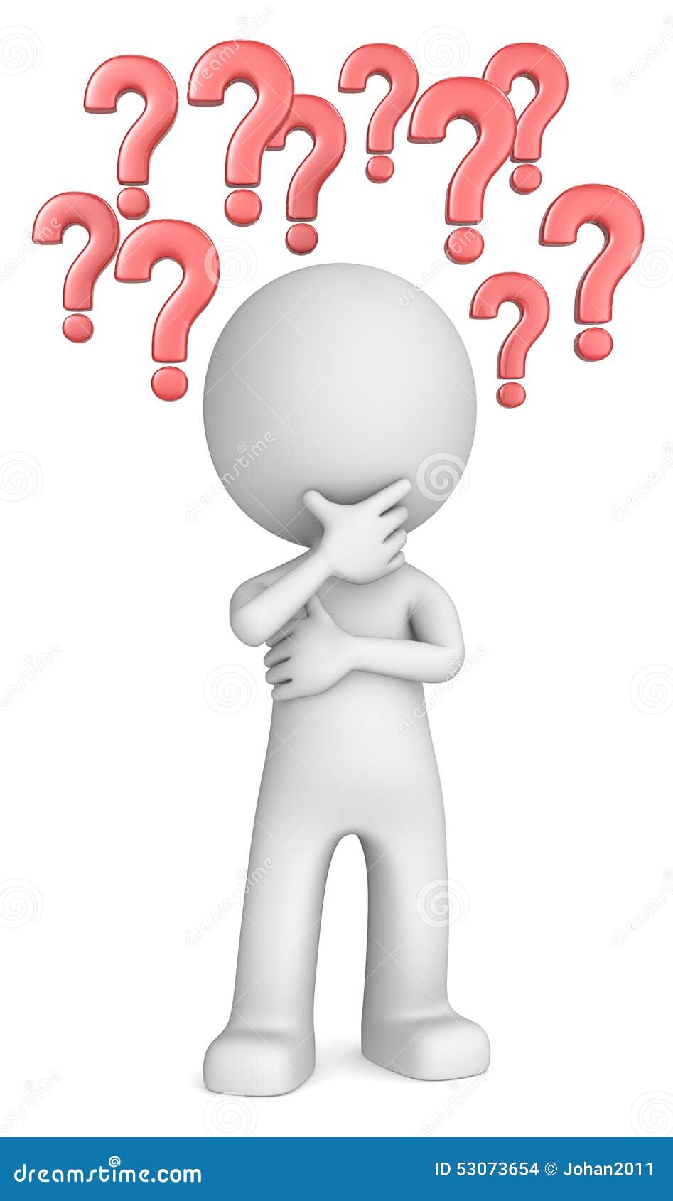Many Questions. stock illustration. Illustration of dude - 53073654
