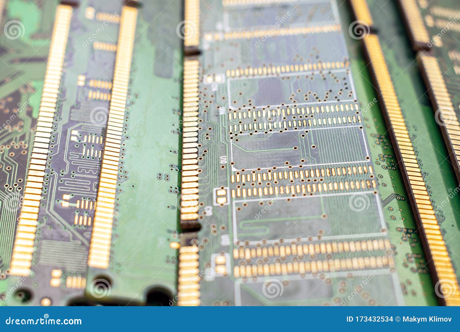 Many Random Access Memory is a Close Up. Ddr and Sdram Main Storage are ...