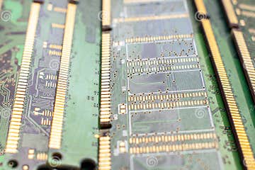 Many Random Access Memory is a Close Up. Ddr and Sdram Main Storage are Each Other. Computer ...