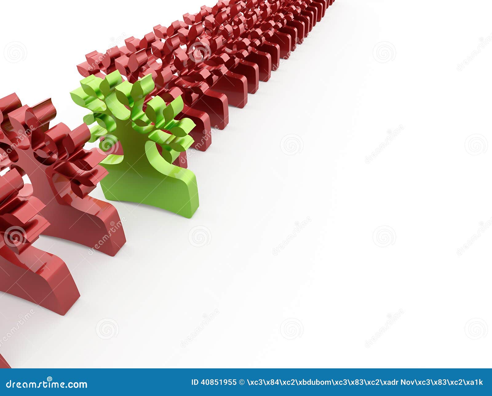 Many red abstract trees stock illustration. Illustration of design ...