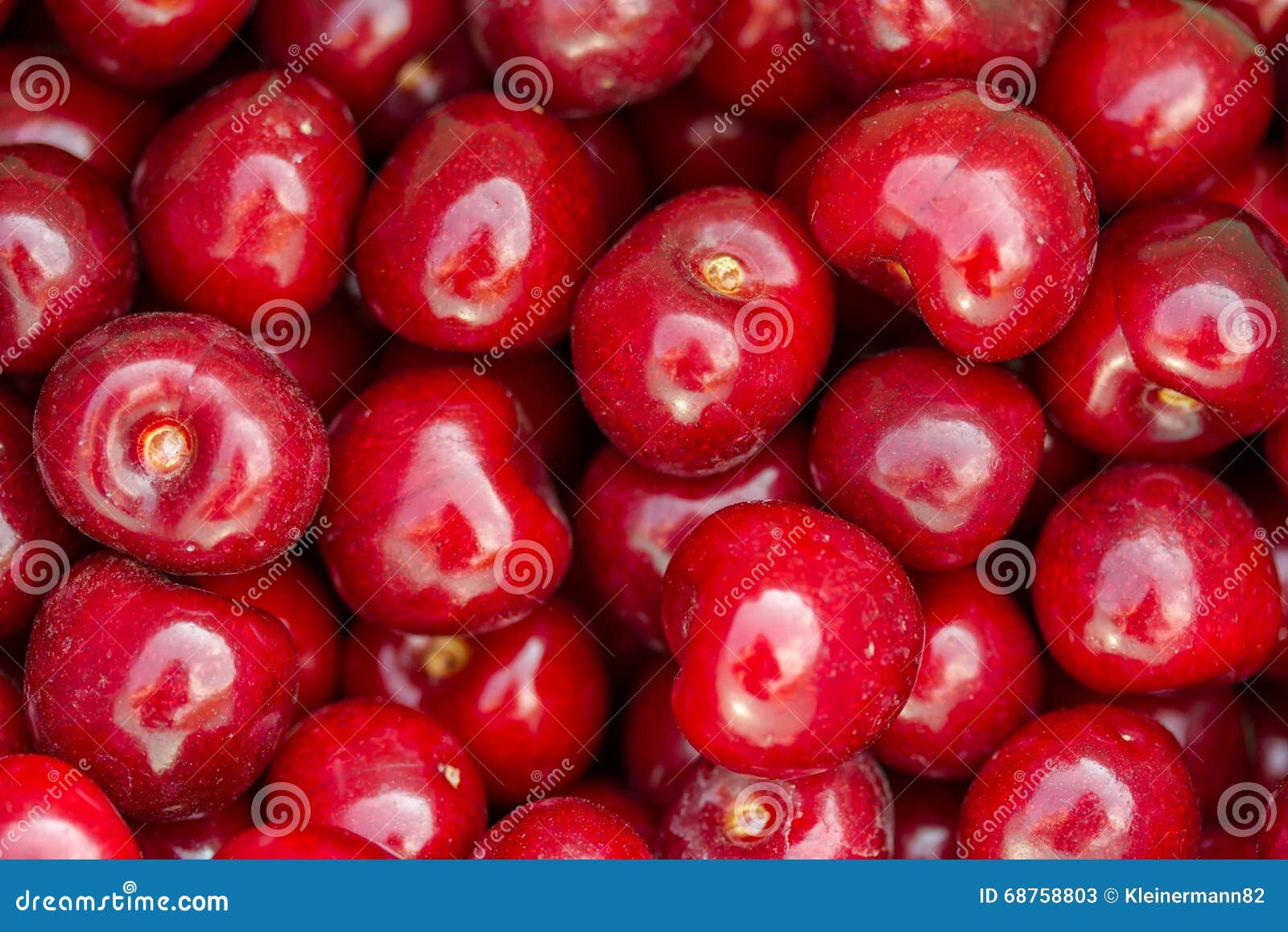 Many red ripe cherries stock image. Image of juicy, food - 68758803
