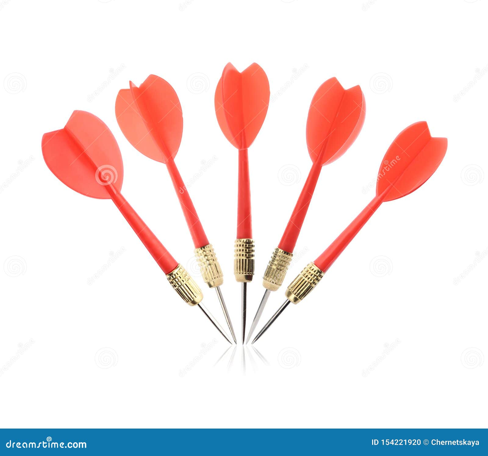 Many Red Sharp Darts on White Stock Photo - Image of play, isolated ...