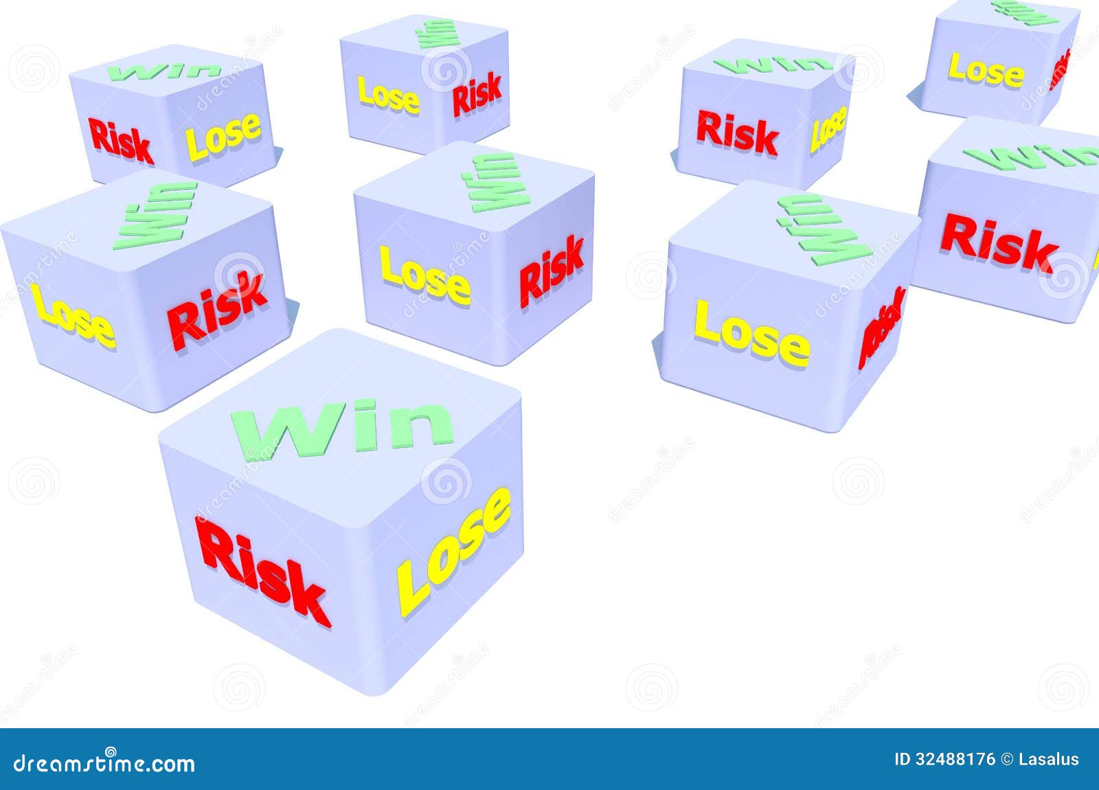 Many Risk Box stock illustration. Illustration of trouble - 32488176