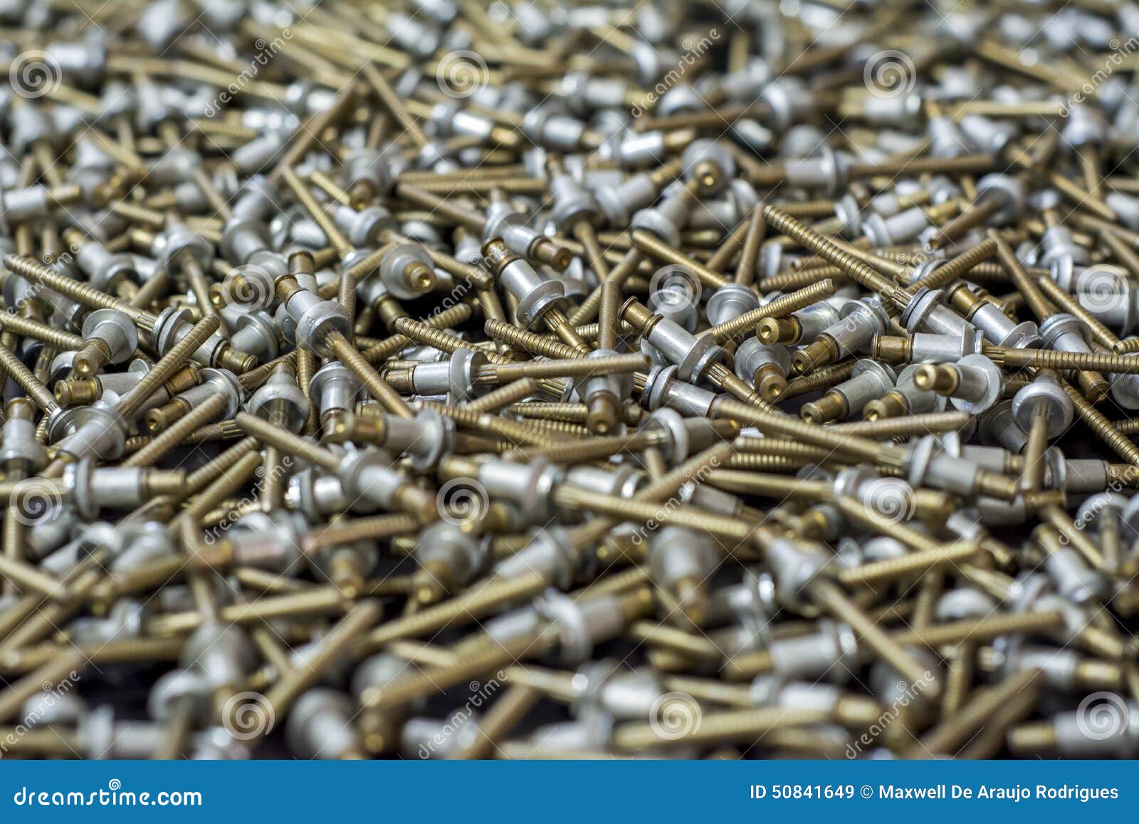 Many rivets stock image. Image of aluminium, close, hold - 50841649