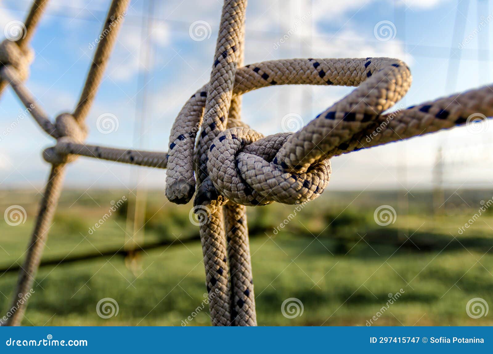Many Ropes and One Big Knot Stock Image - Image of abstract ...