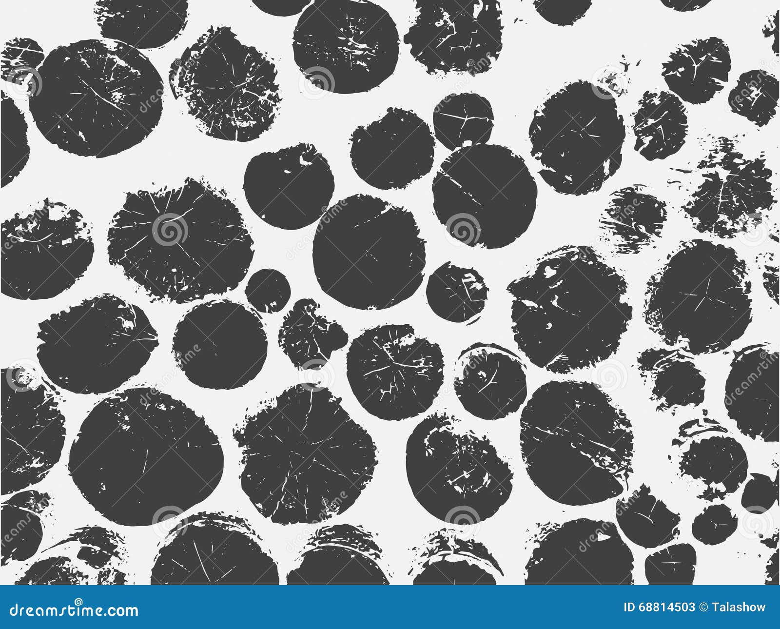 Many Round Black Spots Background. Vector Art. Stock Vector ...