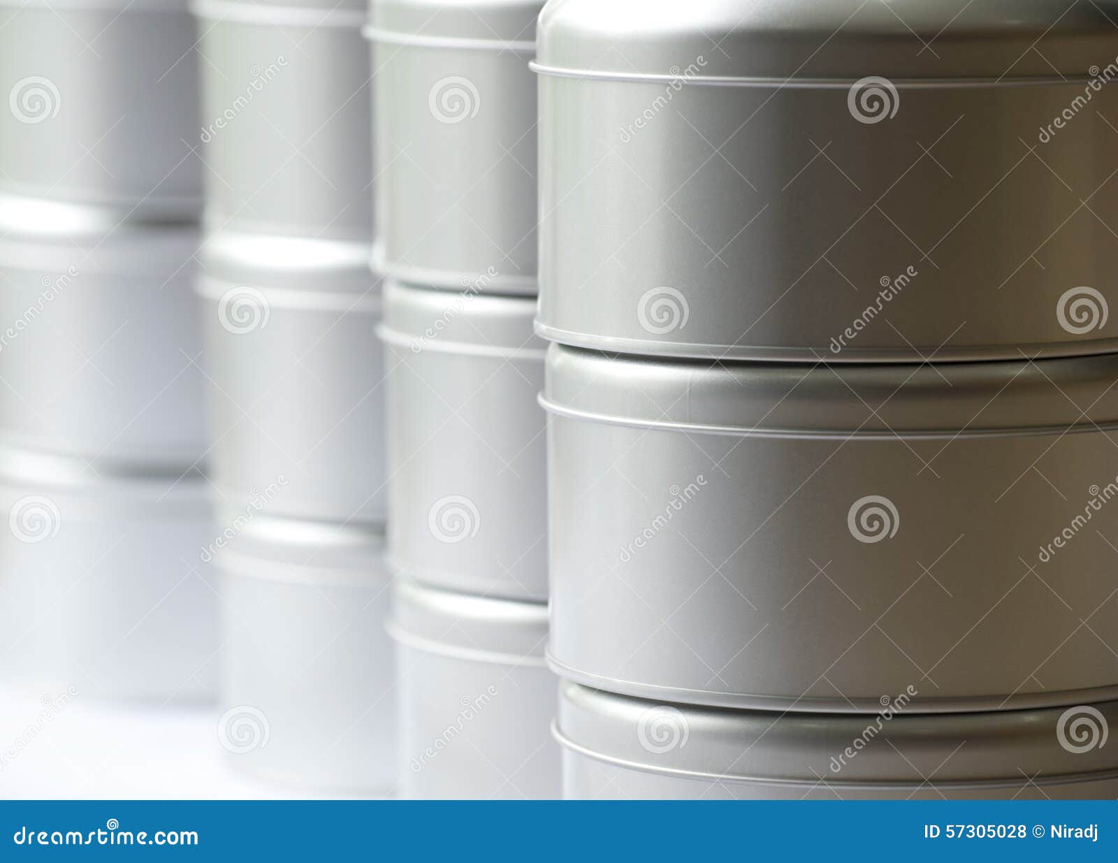 Many round tin boxes stock photo. Image of industry, boxes - 57305028