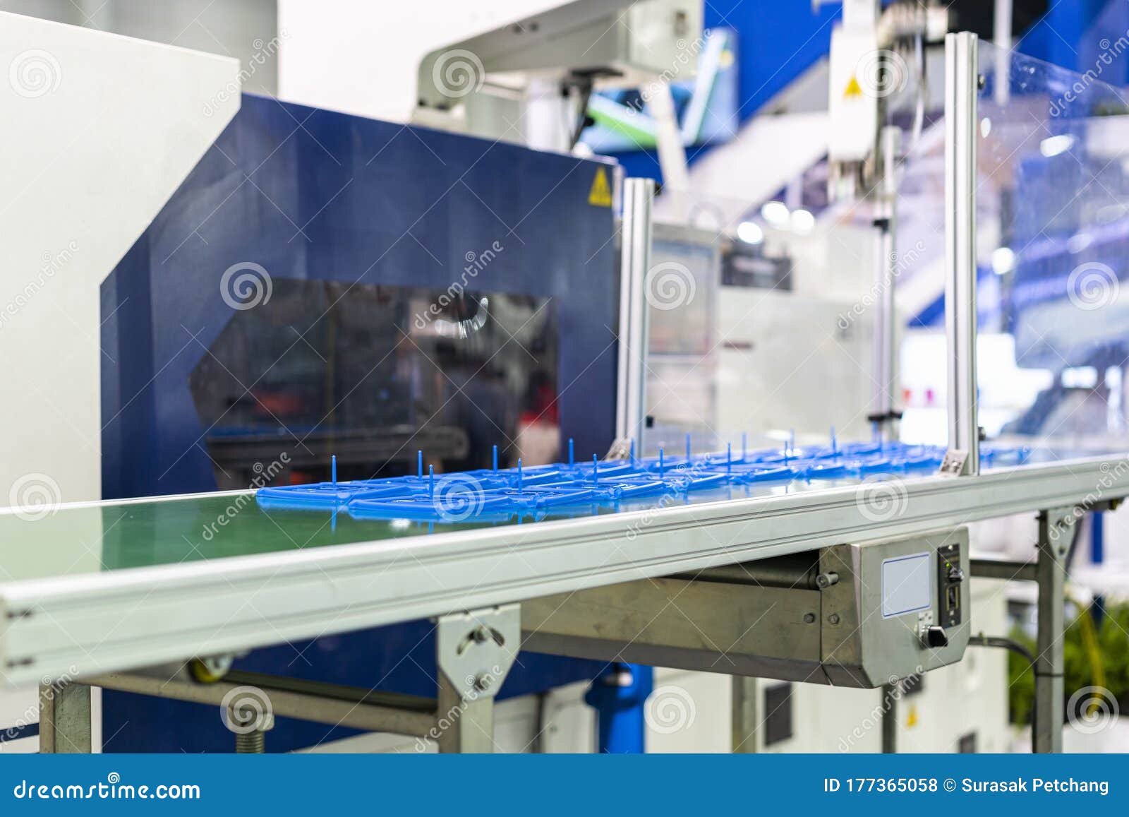 Many Row Of Goods Plastic Or Product After Made By Plastic Injection ...